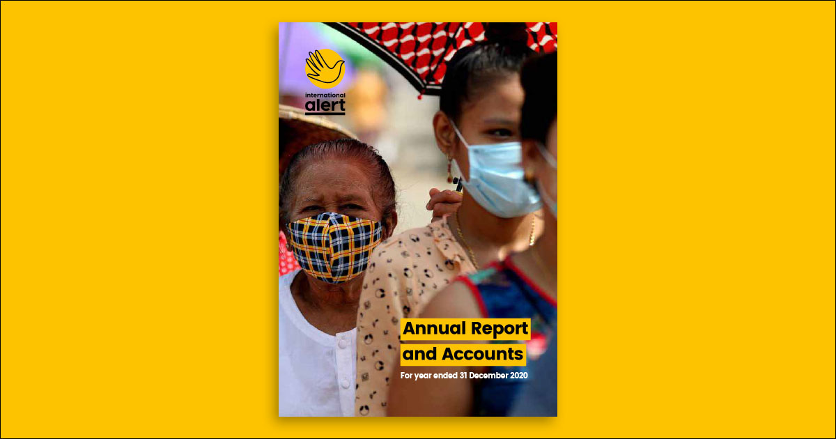 Annual Report 2020 - International Alert