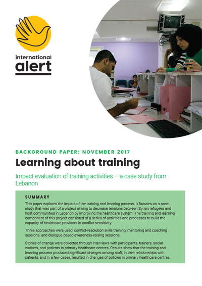 Learning about training: Impact evaluation of training activities – a ...