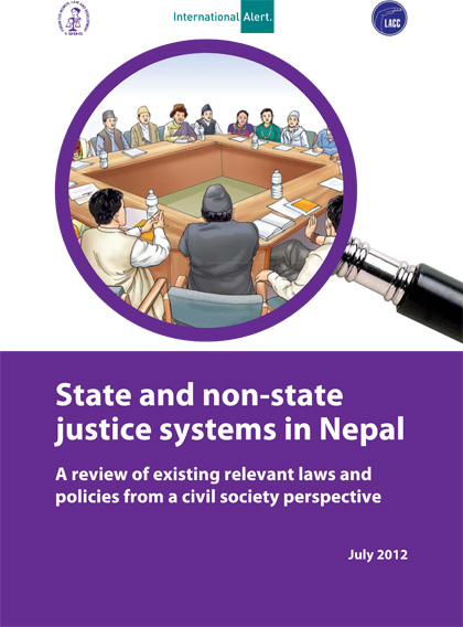 State and non-state justice systems in Nepal: A review of existing ...