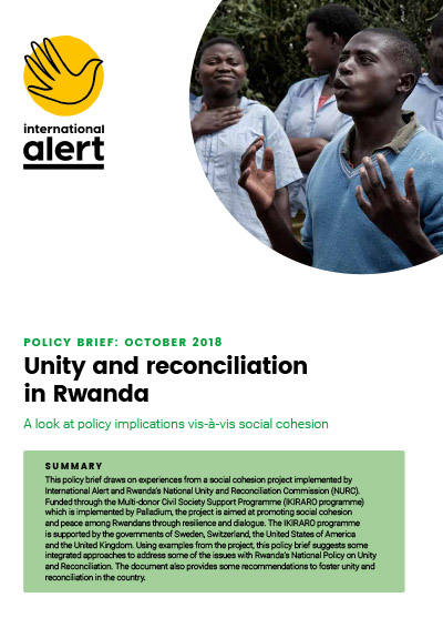 Unity and reconciliation in Rwanda: A look at policy implications vis-à ...