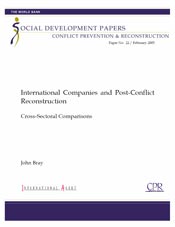 International companies and post-conflict reconstruction: Cross ...