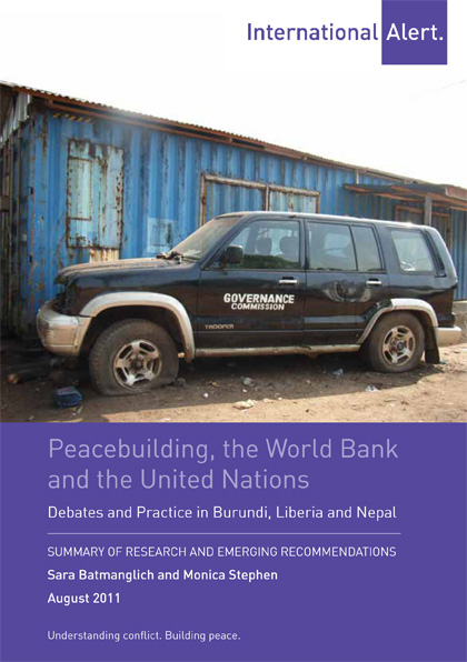 International institutions, aid effectiveness and peacebuilding ...