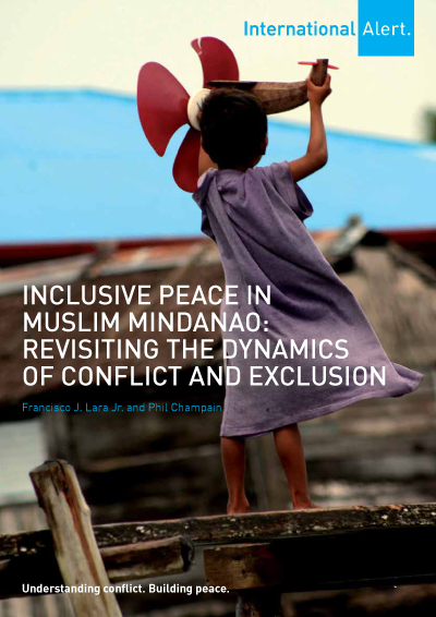 Inclusive peace in Muslim Mindanao: Revisiting the dynamics of conflict ...