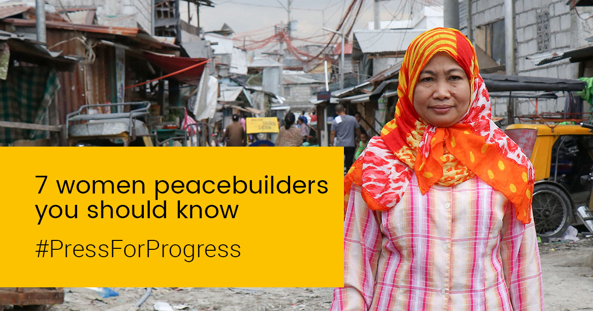 7 women peacebuilders you should know - International Alert