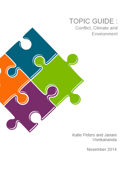 Conflict, climate and environment: Topic guide - International Alert