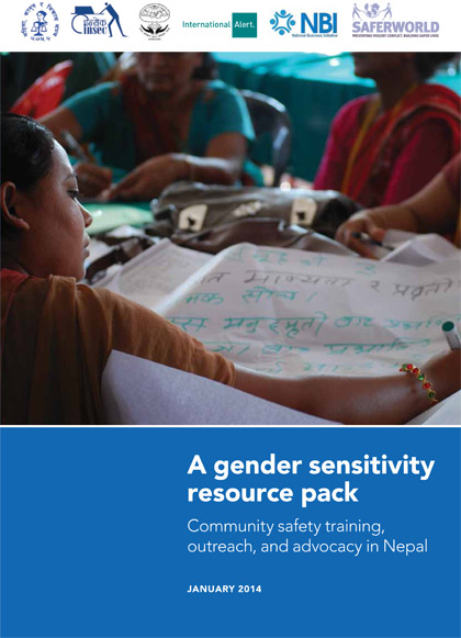 A gender sensitivity resource pack: Community safety training, outreach ...