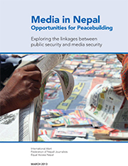 Media in Nepal: Opportunities for peacebuilding - International Alert