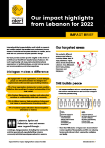 International Alert - Peace is within our power