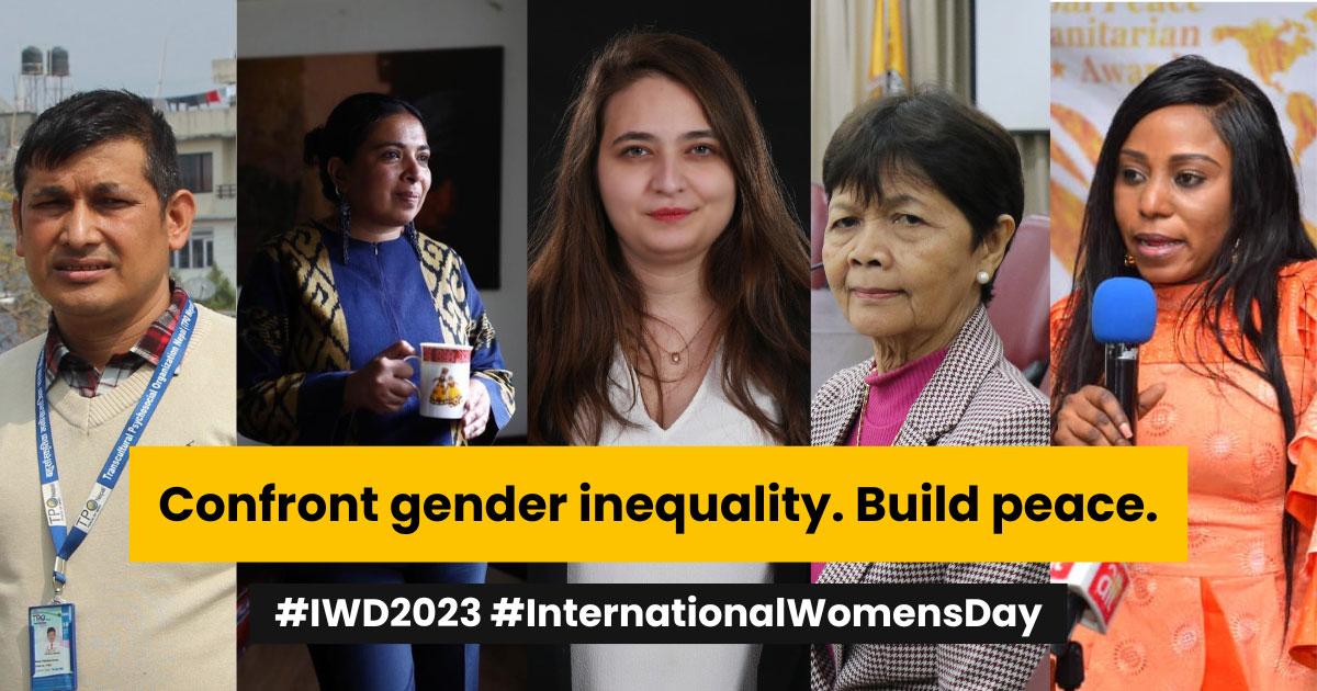 Confront gender inequality, build peace: Join us on International Women ...